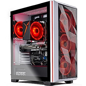 Skytech Chronos Gaming PC Desktop – Intel Core i5 12400F 2.5 GHz, NVIDIA RTX 4060, 1TB NVME SSD, 16GB DDR4 RAM 3200, 650W Gold PSU, 11AC Wi-Fi, Windows 11 Home 64-bit