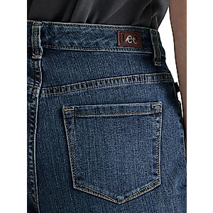 LEE Women's Classic Fit Monroe Straight-Leg Jean, Ellis, 12 Long