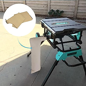 Thaekuns 2 Pack Table Saw Dust Collector Bag for Bosch/Rigid/Ryobi/DeWalt/Kobalt/Skilsaw/Craftsman/Porter/Cable/Delta/Makita/Metabo (10" Tablesaws with 2.5" Dust Port)