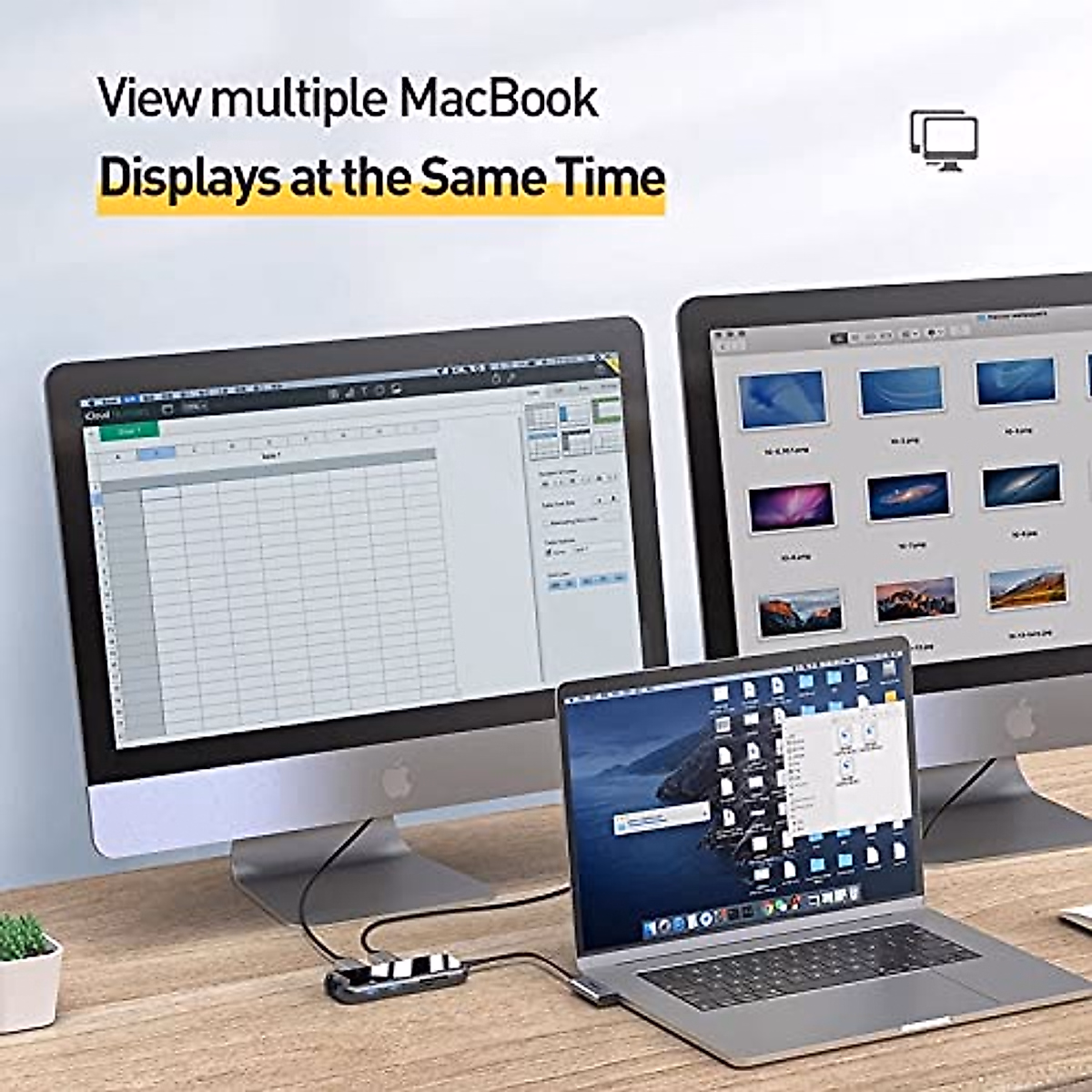 SHYPT Docking Station Expansion Notebook Accessories Mobile Phone Tablet Connection Cloud Computer Projection Line USB Adapter