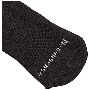 No nonsense womens Soft & Breathable Cushioned Quarter Top Running Socks, Black - 9 Pair Pack, 4 10 US