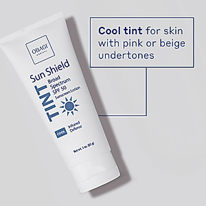 Obagi Sun Shield Tinted Sunscreen – Broad Spectrum SPF 50 Protection from the Sun – Cool Tint – 3 oz