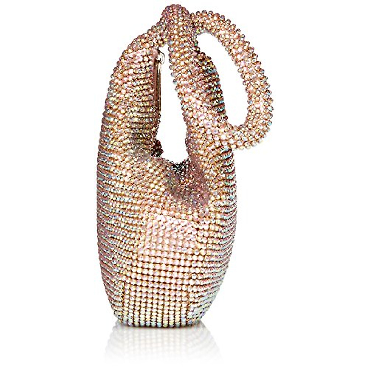 Jessica McClintock womens Staci Mesh Wristlet Pouch, Pink, One Size