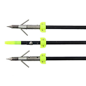 Tools Bow Fishing Arrows Safety Slide Fish Sliders Bowfishing kit Safety Slides: 15pcs Fishing Tackle Fishing Tackle