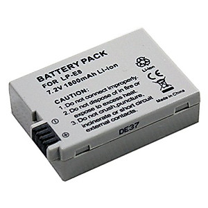 LP-E8 LPE8 Battery for Rebel T3i Digital DSLR Camera Replace Generic
