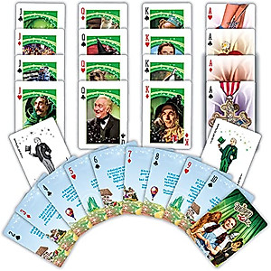 MasterPieces Family Games - The Wizard of Oz Playing Cards - Officially Licensed Playing Card Deck for Adults, Kids, and Family