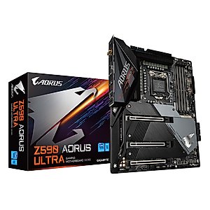 GIGABYTE Z590 AORUS ULTRA (LGA 1200/ Intel Z590/ ATX/ Triple M.2/ PCIe 4.0/ USB 3.2 Gen2X2 Type-C/ Intel WIFI 6/ 2.5GbE LAN/ Gaming Motherboard)