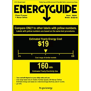 Chest Freezer 3.5 Cubic Small Deep Freezer with Top Open Door,Deep Freezer with Removable Storage Basket, 7 Gears Temperature Control, Energy Saving, for Office Dorm or Apartment