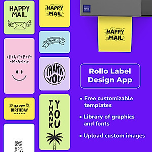Rollo Shipping Label Printer - Commercial Grade Direct Thermal High Speed Shipping Printer – Compatible with ShipStation, Etsy, Ebay, Amazon - Barcode Printer - 4x6 Printer
