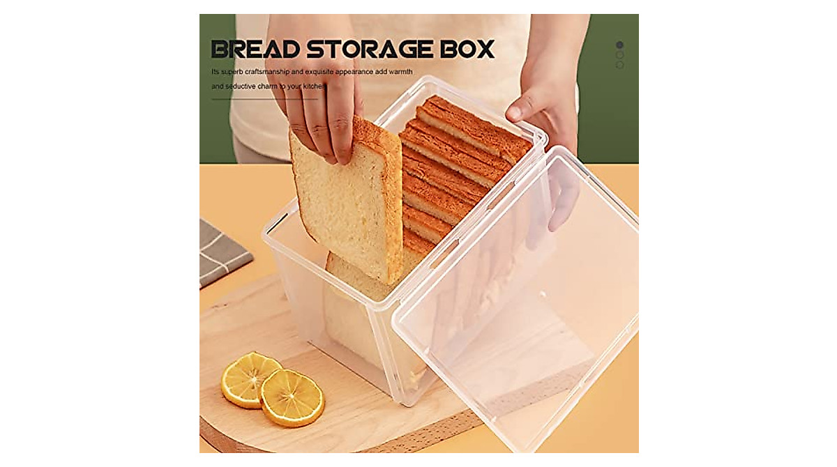 UPKOCH Clear Bread Container - Stylish & Insect-Proof Storage