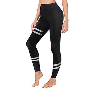 CtriLady Women's Wetsuit Long Pants,1.5mm Neoprene Pants Wetsuit Legging Keep Warm for Swimming Surfing Diving Kayaking（L,Black