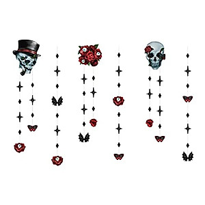 Halloween Pirate Skull Garlands for Halloween Party Decorations Hanging Decoration Banner