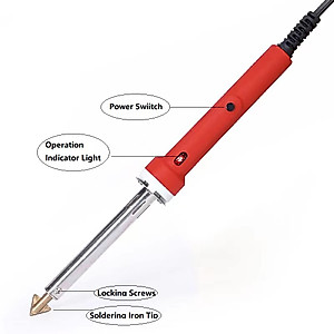 EinNana Plastic Welding Kit with Plastic Welder,90pcs Rods, Stainless Steel Mesh, Hot Iron Stand, and Wire Brush-Plastic Bumper,Kayak Repair Kit,DIY Arts,Portable 80 W