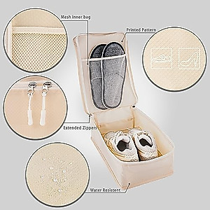 Packing Cubes for Suitcases, JARWEEN Suitcase Organizer Bags 8 Set, Luggage Organizer Bags for Travel Accessories,Carry-on Bag Storage for Trip (Beige)