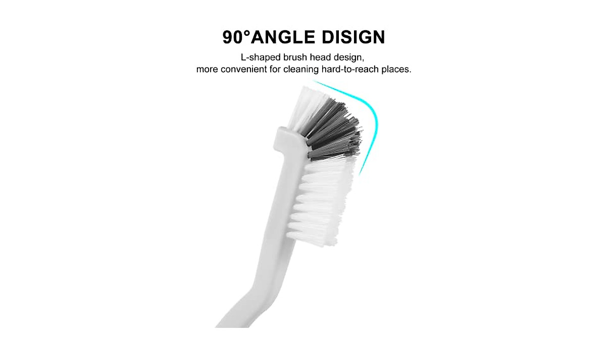 SetSail Small Scrub Brush 2 Pack for Narrow Spaces and Grout Cleaning