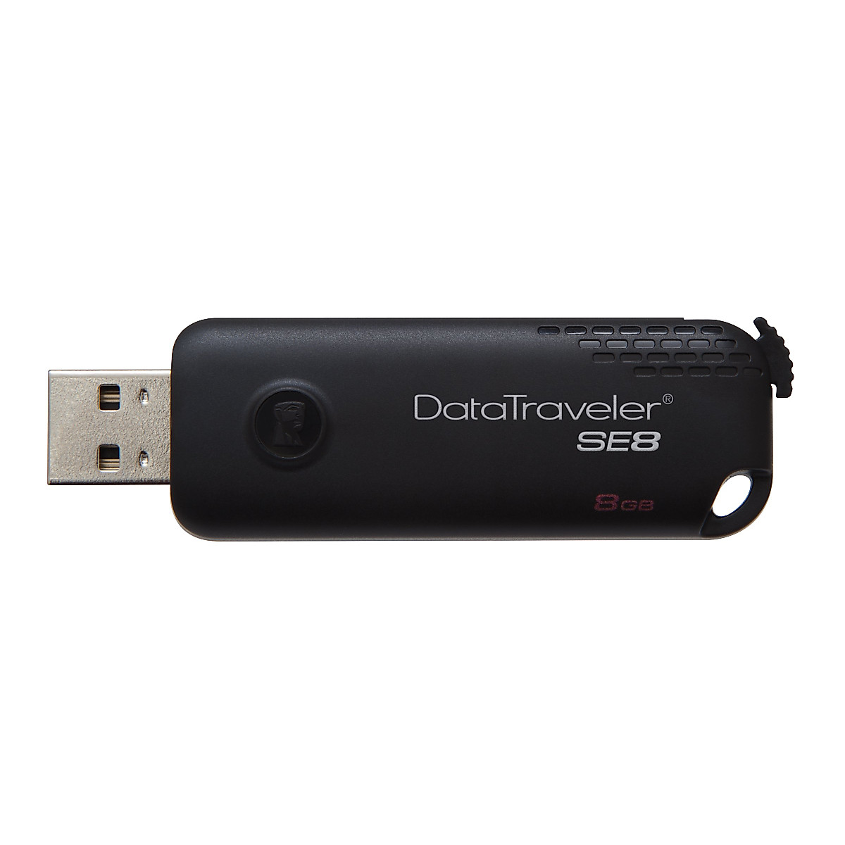 Kingston Digital 8 GB Data Traveler SE8 USB 2.0 Flash Drive, Black (DTSE8/8GB)