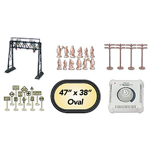 Bachmann Trains - Rail Chief Ready To Run 130 Piece Electric Train Set - HO Scale