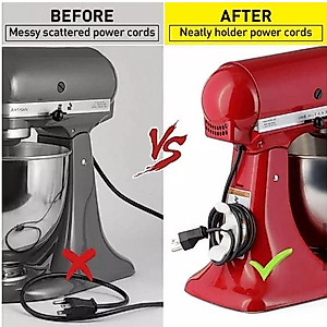 XERALITE Cord Organizer for Kitchen Appliances & Electronics - 6 Pack Cord Organizer - Easy to Install