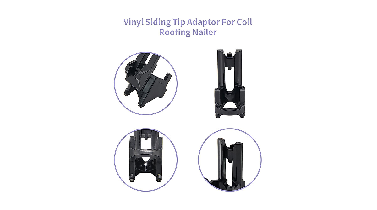 Vinyl Siding Tip Adaptor for Coil Cordless Roofing Nailer- Vinyl Siding ...