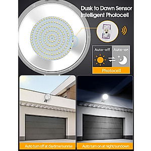 StarMoitic LED Barn Light, 150W 20000LM Dusk to Dawn Outdoor Lighting, Yard Lights IP66 Waterproof, 150° Angle Adjustable Bright Outdoor Street Light for Garden, Garages, Attics, Patios, Barns