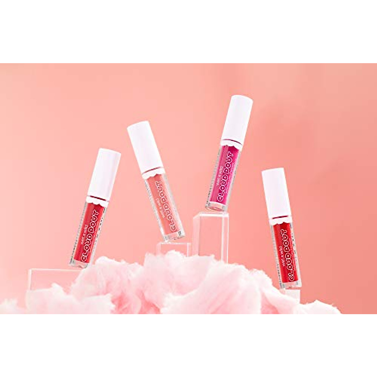 wet n wild Lip Cream Cloud Pout w/ Marshmallow, Pink Girl, You're Whipped | Argan Oil | Vitamin E | Marshmallow Flavored