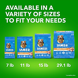 IAMS Adult Healthy Weight Control Dry Dog Food with Real Chicken, 29.1 lb. Bag