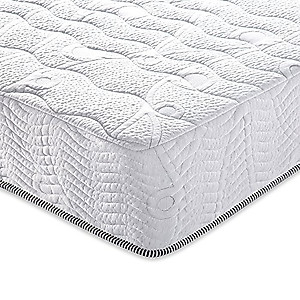 SLEEPLACE 10 Inch Encased Coil Hybrid Spring Mattress OM02 (Twin)