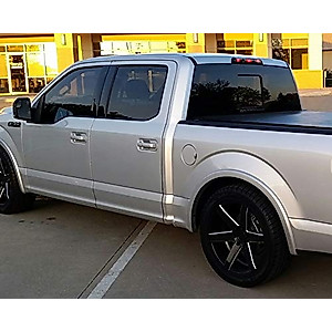 iJDMTOY Smoked Lens Raptor_Style 3-Dot LED High Mount Third Brake Light Kit Compatible With Ford 2015-2020 F-150, 2017-up F-250 F-350, 2019-up Ranger, 2022-up Maverick (Excluding Raptor)