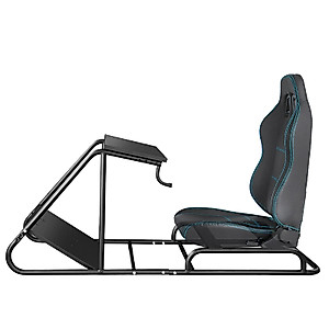 Cockpit Racing Steering Wheel Stand, Adjustable Driving Simulator Seat, Simulator Racing Seat, Driving Game Seat, Cockpit Racing Simulator Seat, Non-Folding Steering Wheel Support