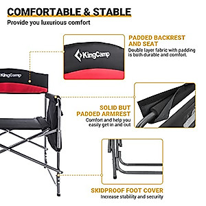 KingCamp KC2009 USVC5, OVERSIEZD, Black/RED-2 Pack