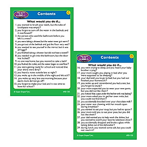 Super Duper Publications | What Would You Do at Home If… Fun Deck | Social Skills Flash Cards | Educational Learning Materials for Children