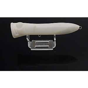 3PCS Unpainted Fishing Lure Blanks 40.45g 13.8cm with 14mm Free Fishing Eye Crankbait Baits Simulation Blank Body Clear Hard Baits Trout Salmon Minnow Lure Popper Lures Topwater Freshwater 363