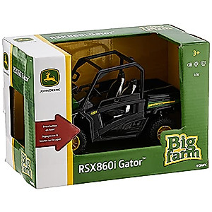 John Deere Big Farm Lights & Sounds Gator RSX 860i - 1:16 Scale - Light Up John Deere Tractor Toys - Preschool and Toddler Toys - Kids Toys Ages 3 Years and Up, Green