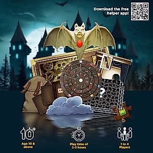 EXIT: Nightfall Manor (with Jigsaw Puzzles) | EXIT: The Game – A Kosmos Game | Family-Friendly, Jigsaw Puzzle-Based at-Home Escape Room Experience | Collaborative Game | for 1 to 4 Players, Ages 10+