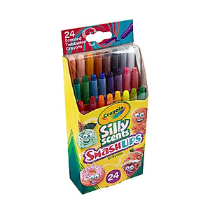 Crayola 24 Ct Silly Scents Mini Twistables Scented Smashups Crayons