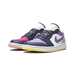 Jordan Womens WMNS Air 1 Low SE DJ4342 400 Mismatched Purple/Magenta - Size 5W