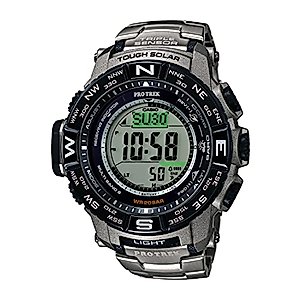 Casio Men's Pro Trek PRW-3500T-7CR Tough Solar Triple Sensor Digital Sport Watch