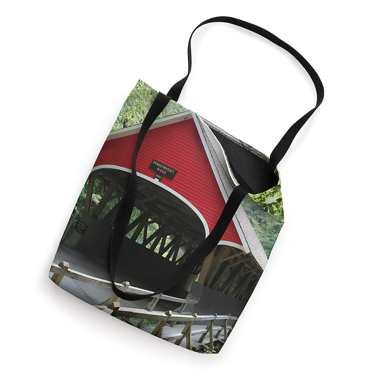 Classic New Hampshire Covered Bridge NH Tote Bag