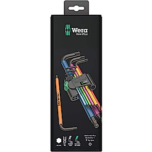 Wera Tools 05073593001 950 SPKL/9 SM N SB Long ARM HEX Key Set, One Size, Multi