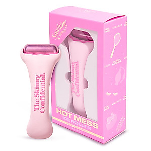 The Skinny Confidential HOT Mess Ice Roller for Face - Facial Roller Skincare Tools Contour, Tighten & De-Puff Skin - Self Care Beauty Gift for Women & Men for Clear, Radiant & Smoother-Looking Skin