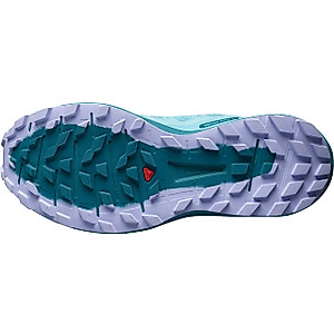 Salomon Sense Ride 4 Running Shoes for Women Trail, Delphinium Blue/Mallard Blue/Lavender, 5