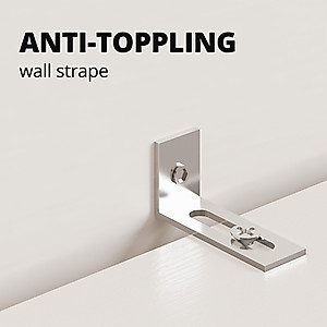 IRONCK 15 Cube Bookcase Storage Shelf Organizer with LED Lights, 5 Tier Bookshelves and Bookcases Display Shelves, Horizontally or Vertically Use, White