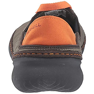 Merrell mens Hut Moccasin, Olive, 9 US