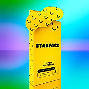 Starface Lift Off Pore Strips, Blackhead Remover, Deep Cleansing Nose Strip, Patches for Nose Pores (8 count)