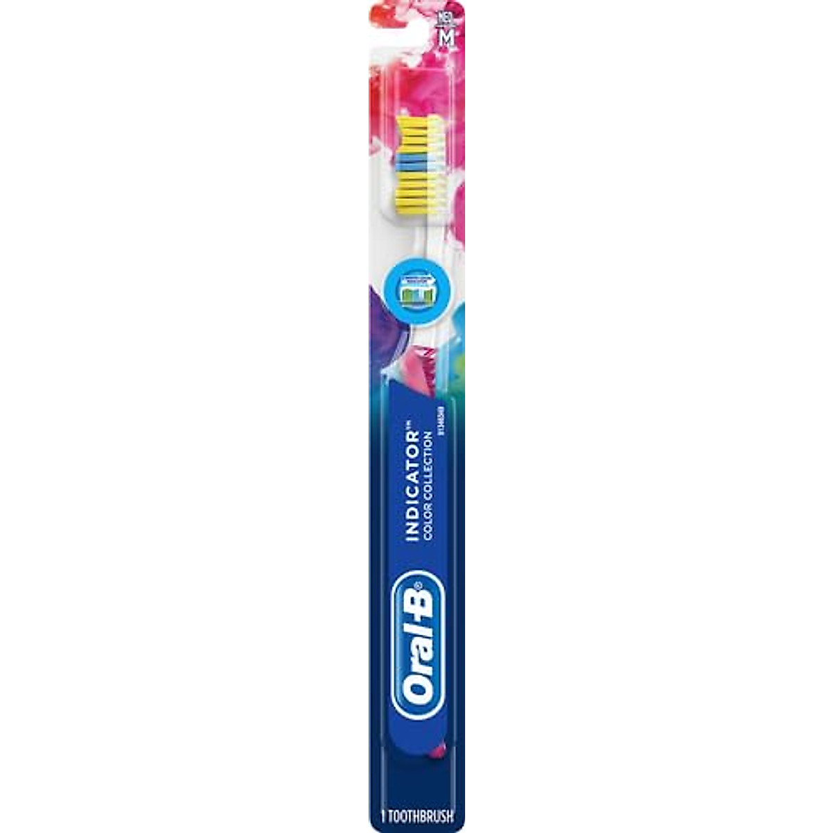 Oral-B Indicator Color Collection Toothbrush, Medium, 1 Count
