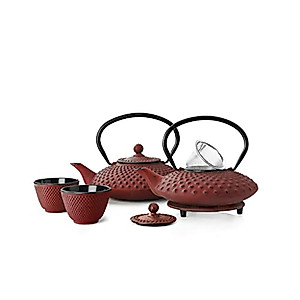 Bredemeijer Xilin Stand Serving Tray, Red