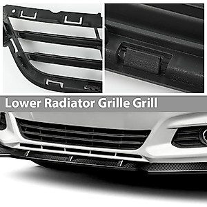CHEDA Front Radiator Lower Grille, Compatible With 2013-2016 Ford Fusion/Mondeo, Bumper Black Grille Assembly