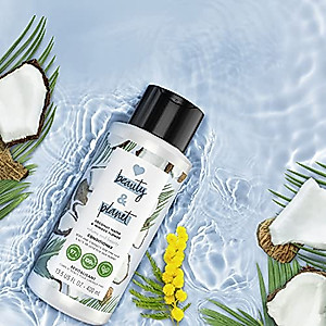 Love Beauty and Planet Volume & Bounty 100% Biodegradable Conditioner For Thin and Fine Hair Care Coconut Water & Mimosa Flower Volumizing Conditioner 0% Silicones, Parabens, And Dyes 13.5 oz