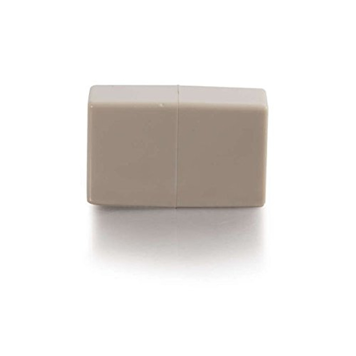 C2G 01927 RJ12 6-Pin Modular Straight-Through Inline Coupler, Ivory