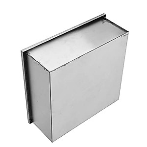 VTOSEN Niche Single Recessed Shower Shelf, 304 Stainless Steel One Inner Shelf, 12-Inch Width x 11-Inch Height x 4-Inch Depth(gun grey)